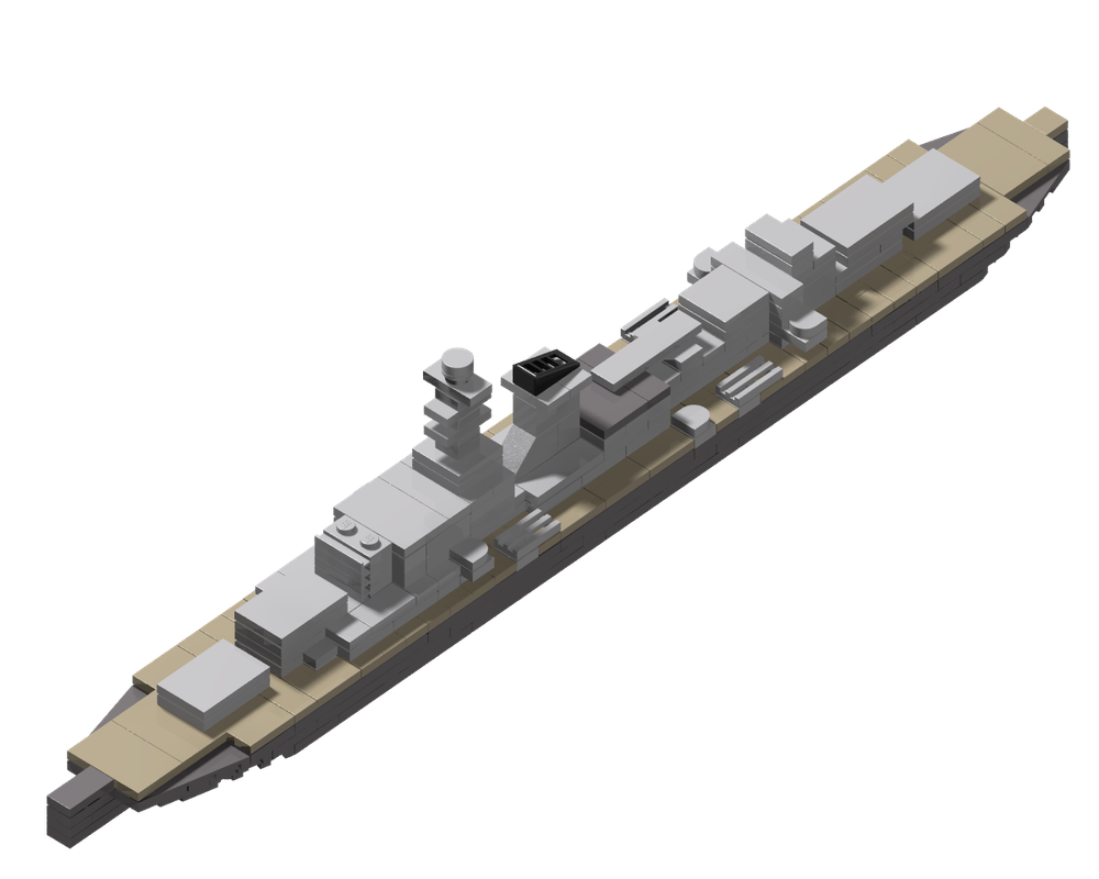 LEGO MOC-188053 1:560 Scale Admiral Hipper class cruiser by yamato534 ...