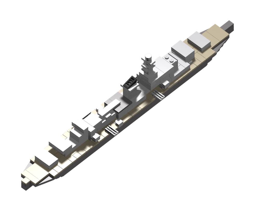 LEGO MOC 1:560 Scale Admiral Hipper class cruiser by yamato534 ...