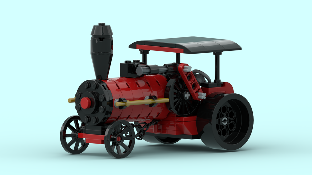LEGO MOC Steam Traction Engine - Minifig Scale by jameshigson0512 ...