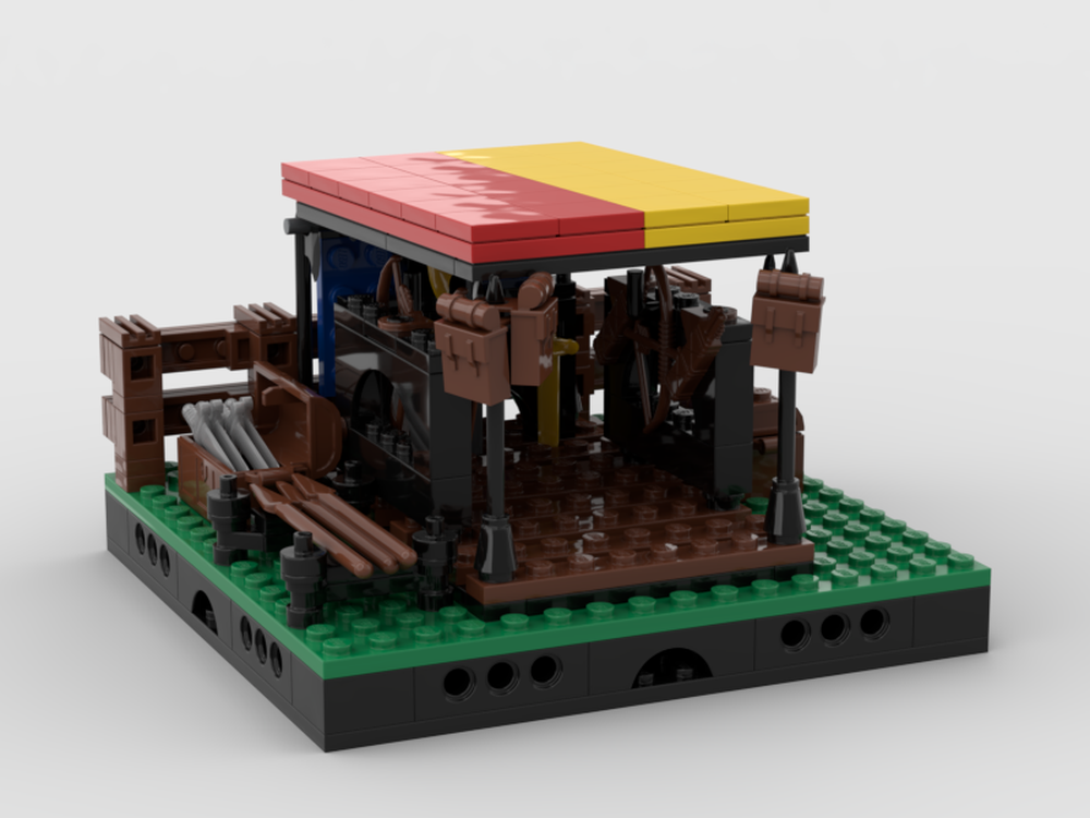 LEGO MOC Medieval Weapons Stall by V1nc1n1 | Rebrickable - Build with LEGO