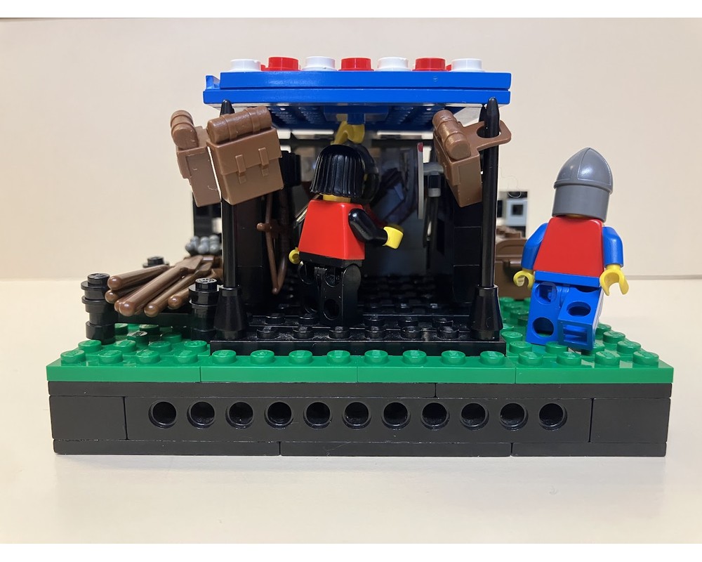 LEGO MOC Medieval Weapons Stall by V1nc1n1 | Rebrickable - Build with LEGO
