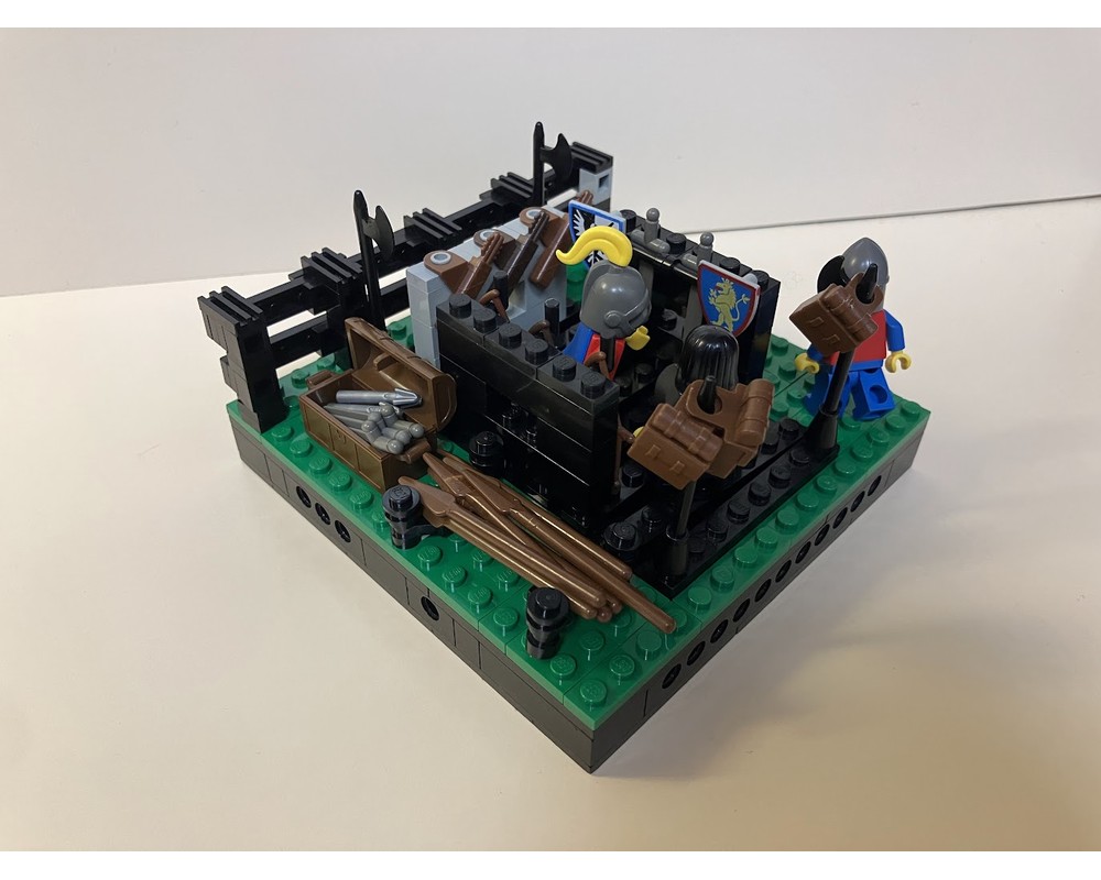 LEGO MOC Medieval Weapons Stall by V1nc1n1 | Rebrickable - Build with LEGO