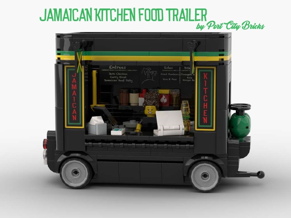 LEGO MOC Jamaican Kitchen Food Trailer - Market Series by ...