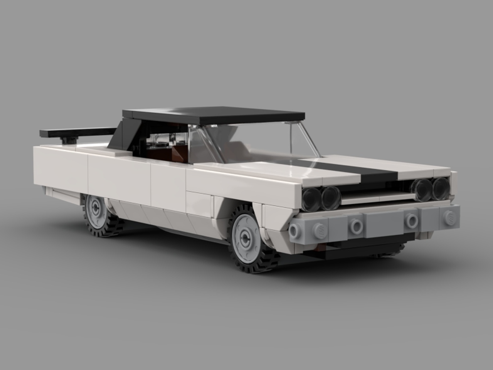 LEGO MOC 1970 Plymouth Roadrunner - White by DudPR | Rebrickable ...