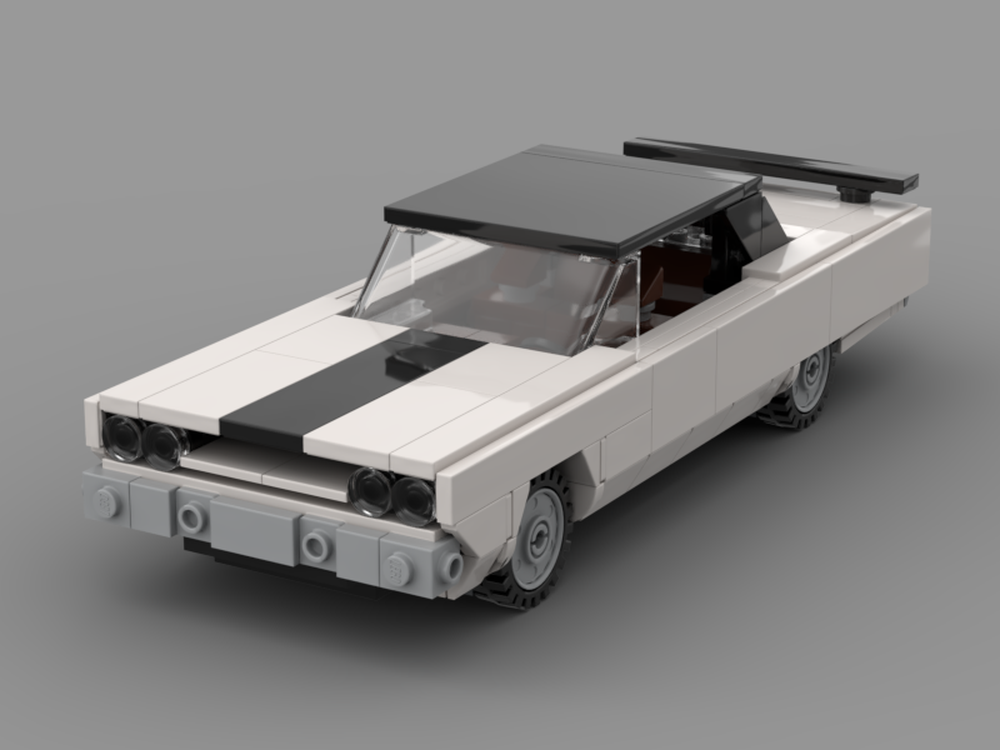 LEGO MOC 1970 Plymouth Roadrunner - White by DudPR | Rebrickable ...