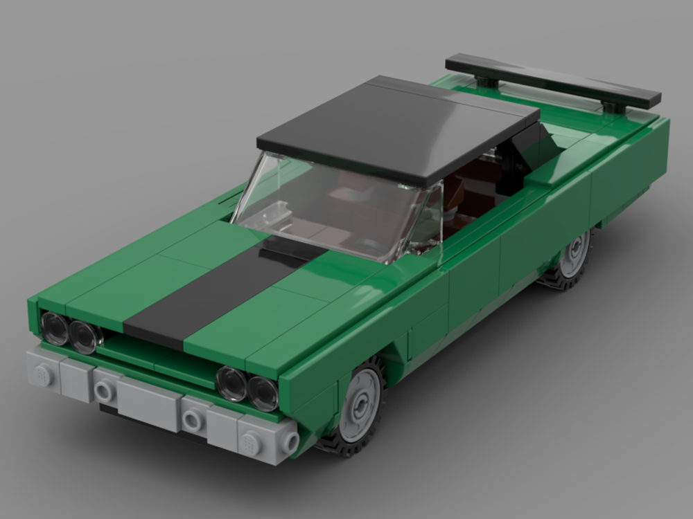 LEGO MOC 1970 Plymouth Roadrunner - Green by DudPR | Rebrickable ...