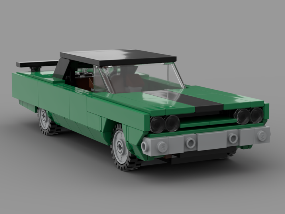 LEGO MOC 1970 Plymouth Roadrunner - Green by DudPR | Rebrickable ...