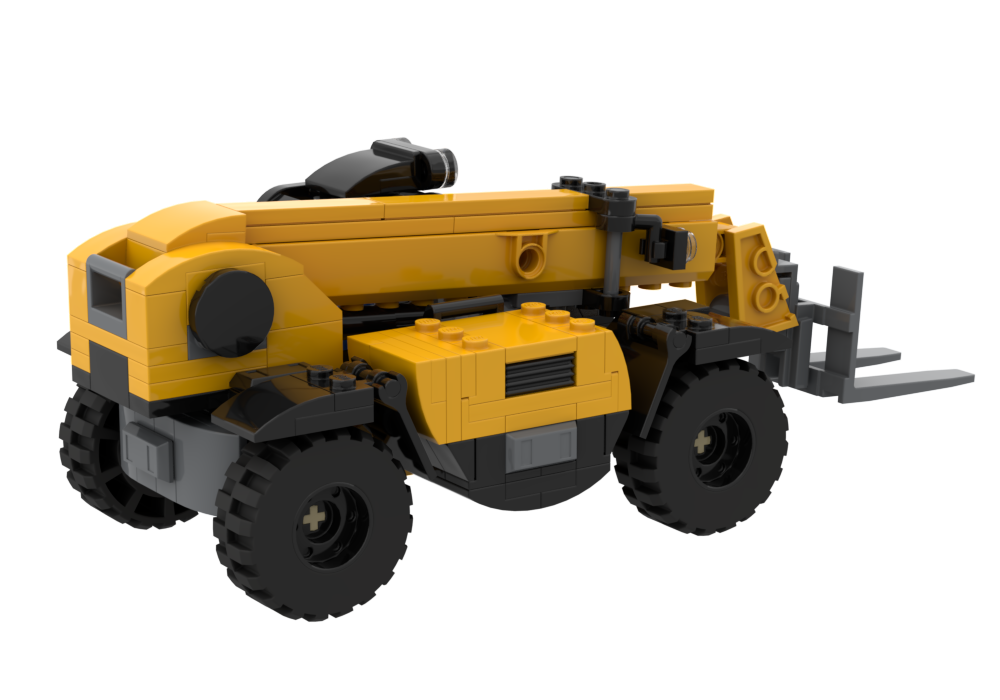 Lego Moc Telehandler By Orchardbuilds Rebrickable Build With Lego
