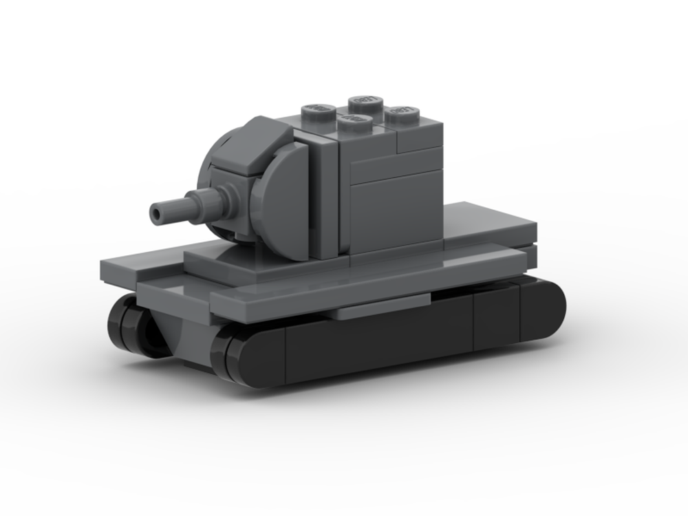 LEGO MOC KV-2 Soviet Heavy Tank by wonderbrickz | Rebrickable - Build ...