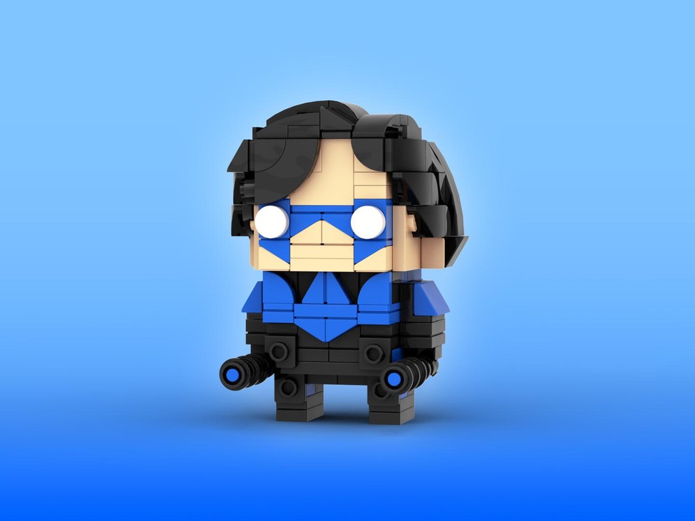 LEGO MOC Nightwing Brickheadz LEGO MOC - DC by Eugenio Iacono ...