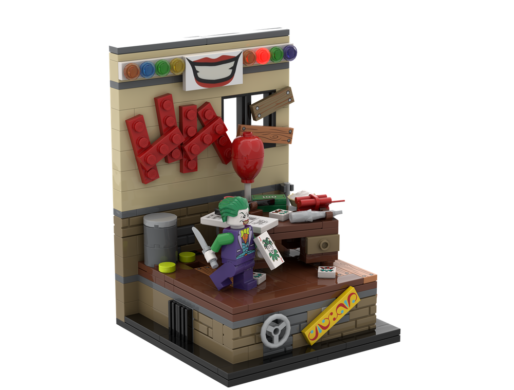 Lego Moc The Joker Vignette By Richherbert Rebrickable Build With Lego
