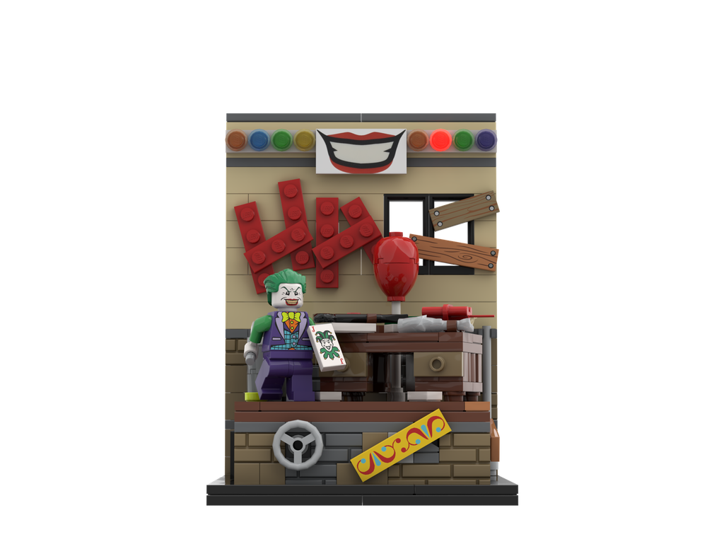 Lego Moc The Joker Vignette By Richherbert Rebrickable Build With Lego