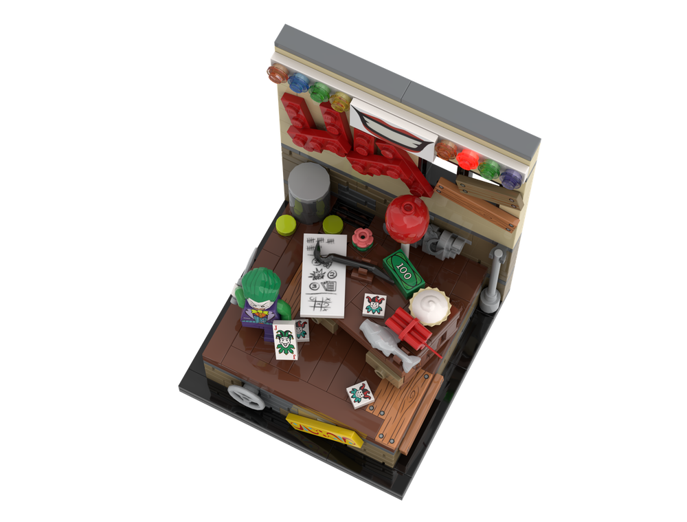 Lego Moc The Joker Vignette By Richherbert Rebrickable Build With Lego