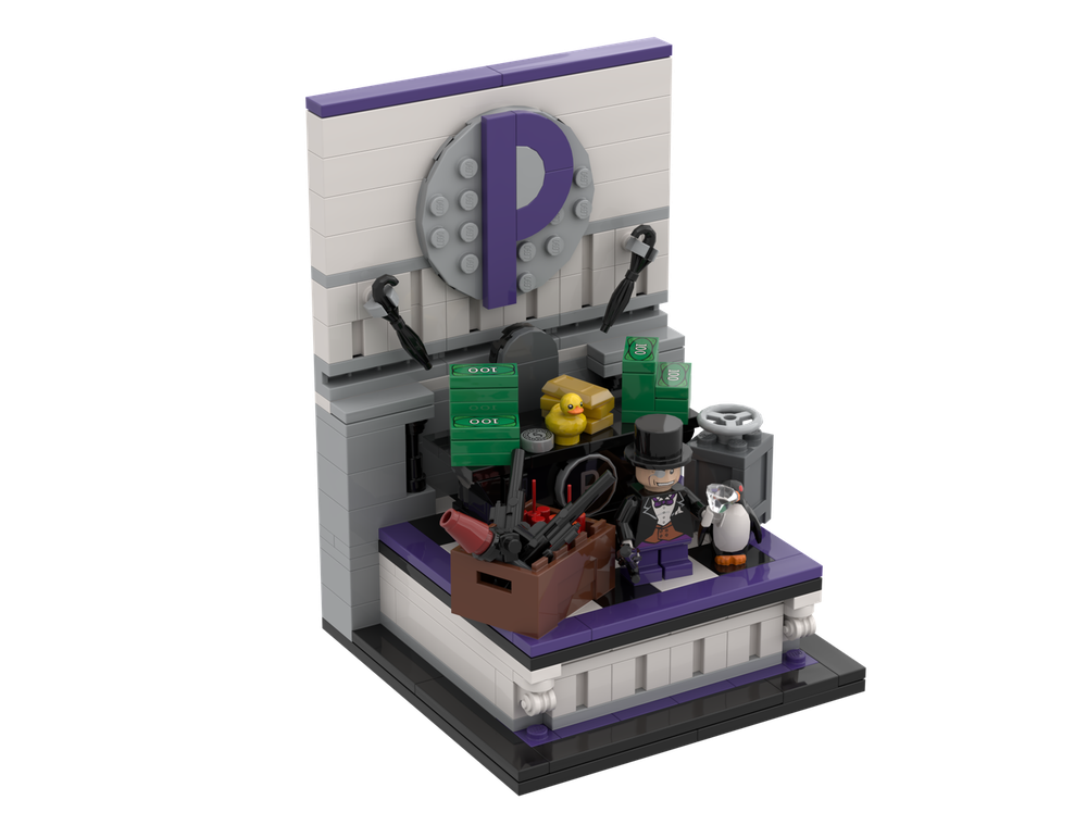 Lego Moc The Penguin Vignette By Richherbert Rebrickable Build
