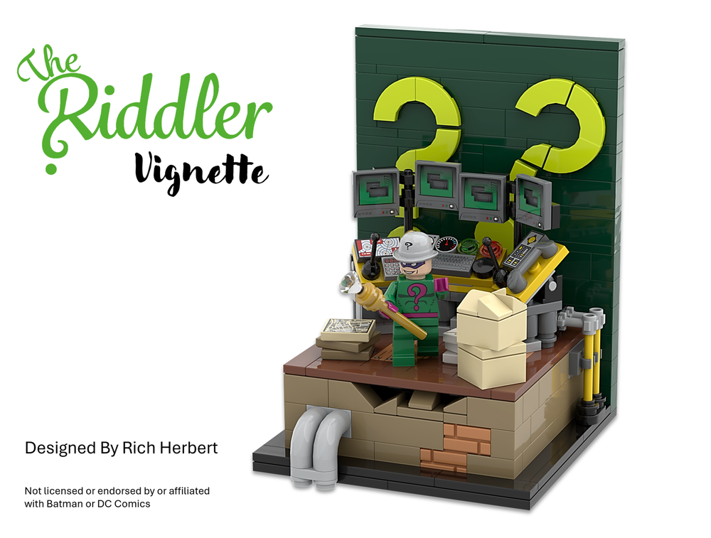 LEGO MOC The Riddler Vignette by Rich_Herbert | Rebrickable - Build ...
