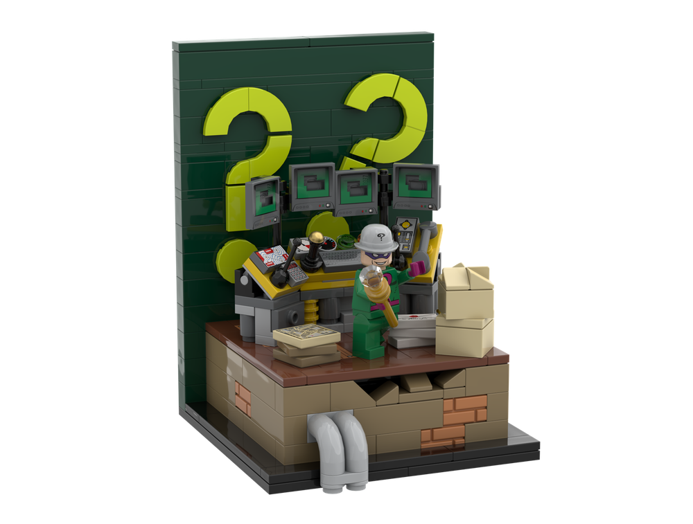 Lego Moc The Riddler Vignette By Richherbert Rebrickable Build