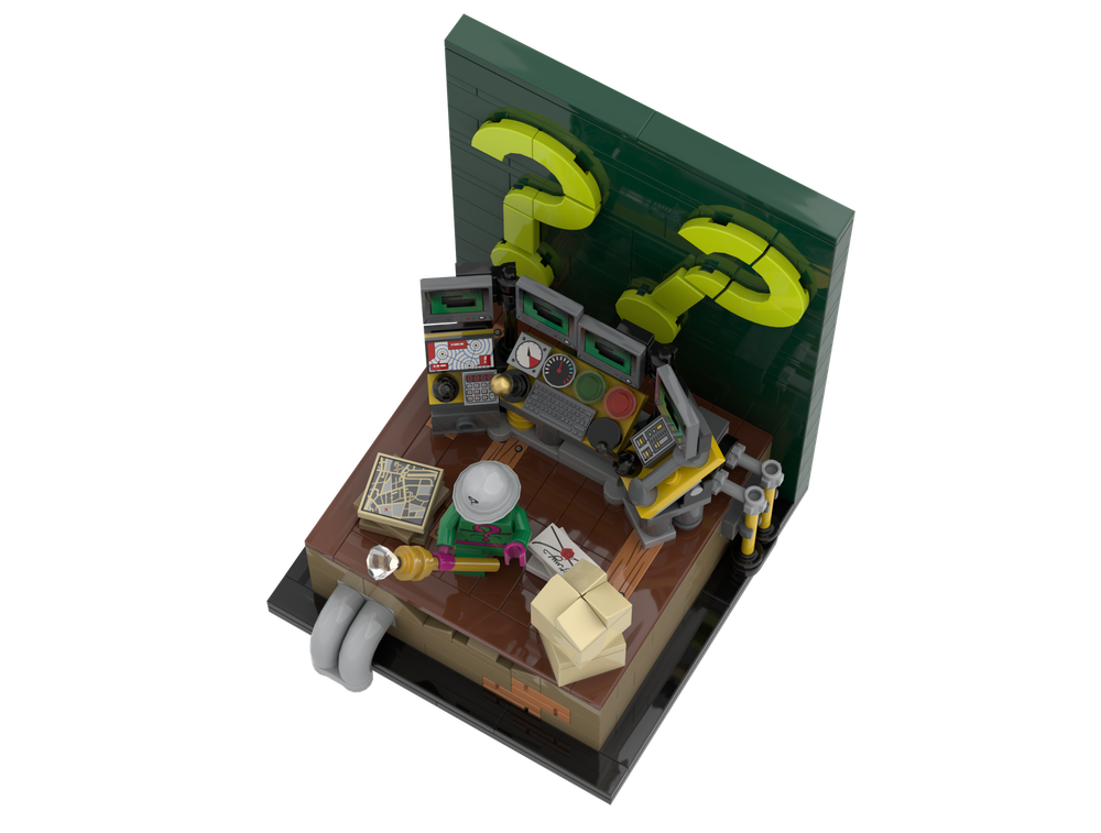 Lego Moc The Riddler Vignette By Richherbert Rebrickable Build