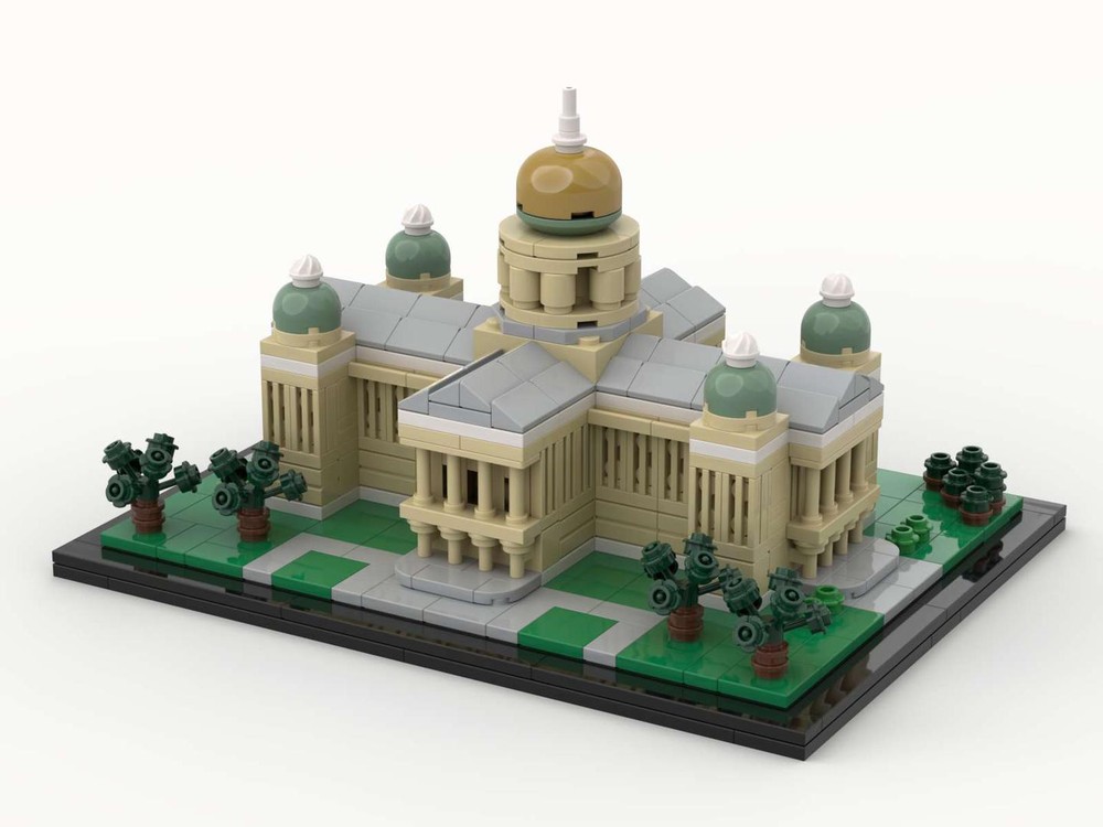 LEGO MOC-188094 Iowa State Capitol - Des Moines, Iowa by GreatToBeGary ...