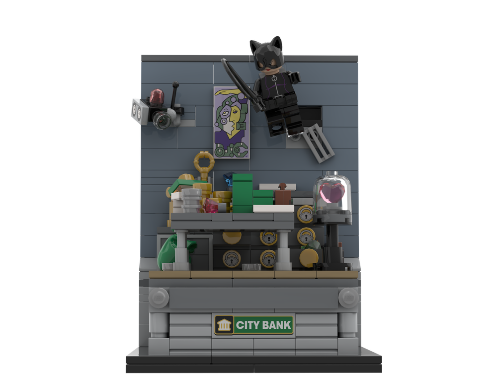LEGO MOC Catwoman Vignette by Rich_Herbert | Rebrickable - Build with LEGO