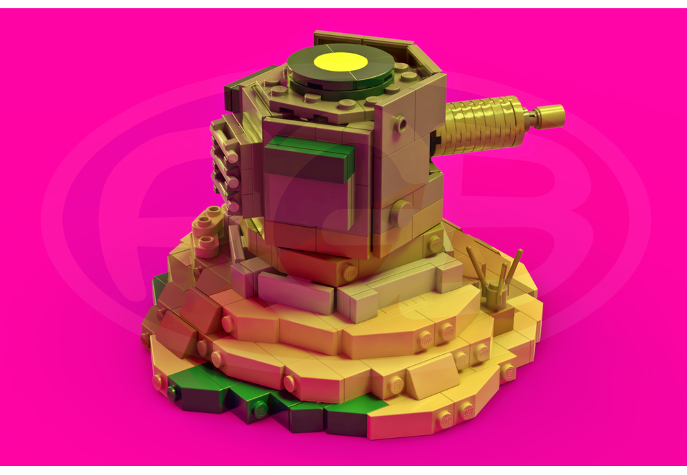 LEGO MOC Boom Beach Machine Gun Instructions by PickleGambinoBuild ...