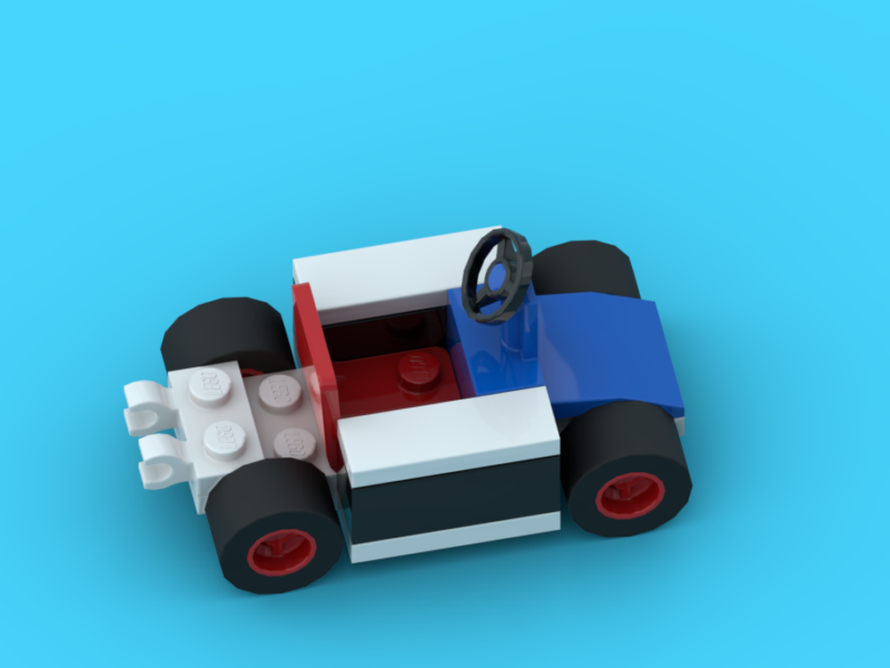 LEGO MOC Go Kart by H.O.M. | Rebrickable - Build with LEGO