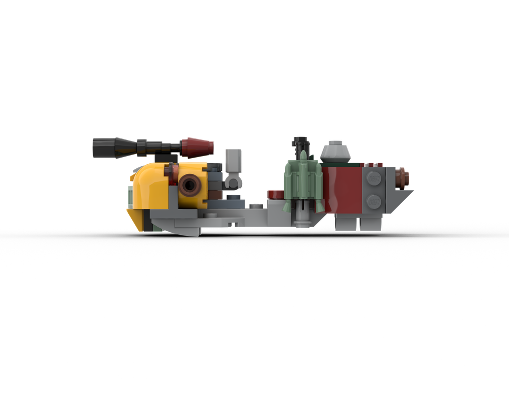 LEGO MOC Boba Fett's Hunter Speederbike by FlowTnT | Rebrickable - Build with LEGO
