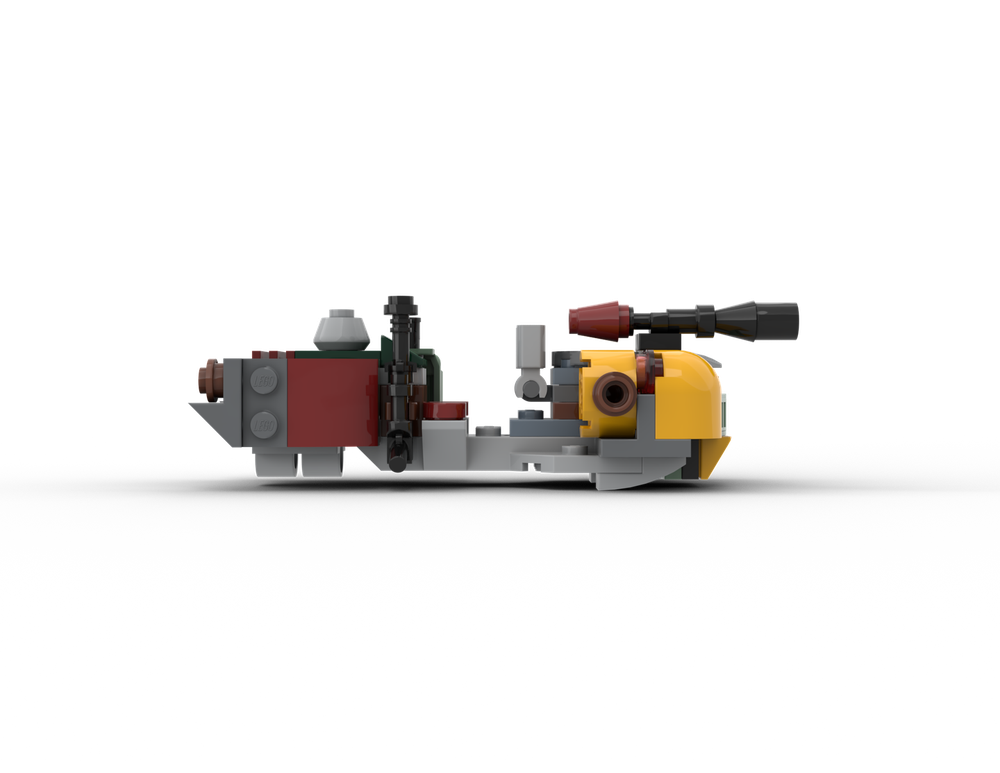 LEGO MOC Boba Fett's Hunter Speederbike by FlowTnT | Rebrickable - Build with LEGO