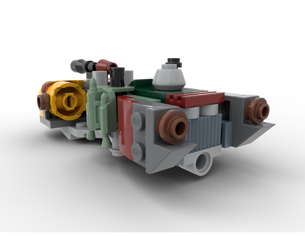 LEGO MOC Boba Fett's Hunter Speederbike by FlowTnT | Rebrickable - Build with LEGO