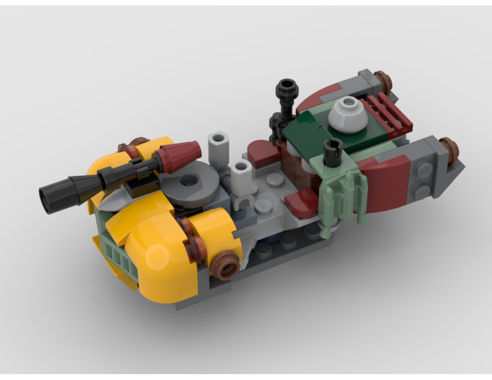 LEGO MOC Boba Fett's Hunter Speederbike by FlowTnT | Rebrickable - Build with LEGO