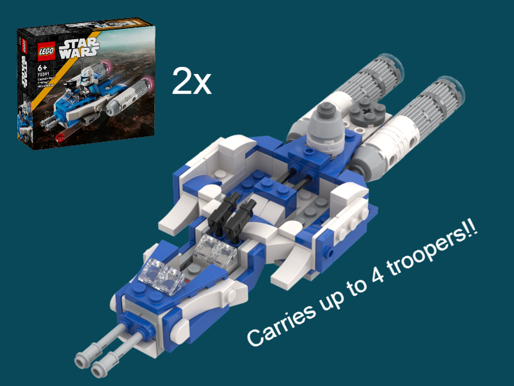 LEGO MOC Captain Rex Arial Troop Transport by Britton_c | Rebrickable ...