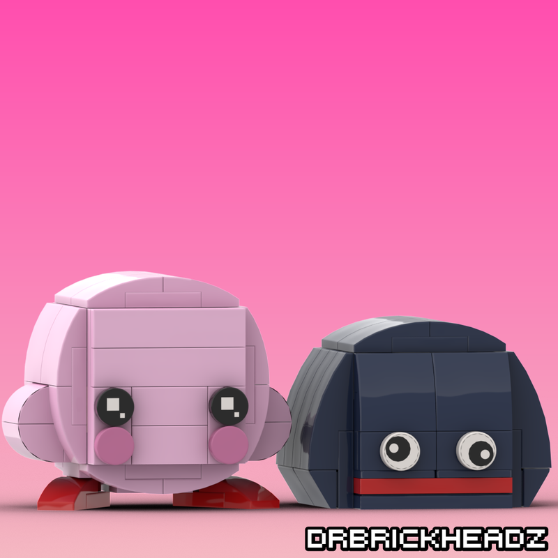 LEGO MOC Kirby + Gooey (Kirby) Brickheadz by DrBrickheadz | Rebrickable ...