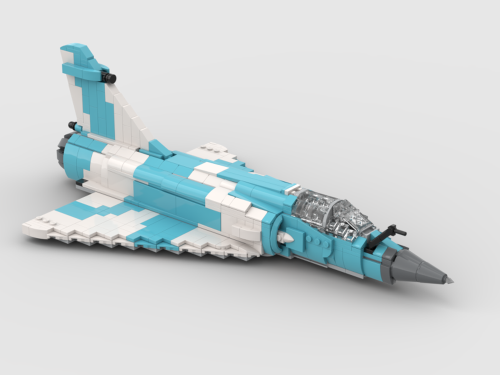 LEGO MOC-188146 Mirage 2000 by LucaLoveUtah | Rebrickable - Build with LEGO