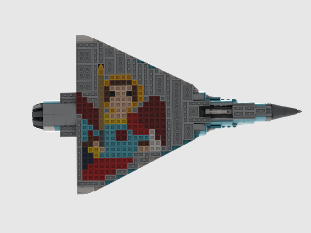 LEGO MOC-188146 Mirage 2000 by LucaLoveUtah | Rebrickable - Build with LEGO