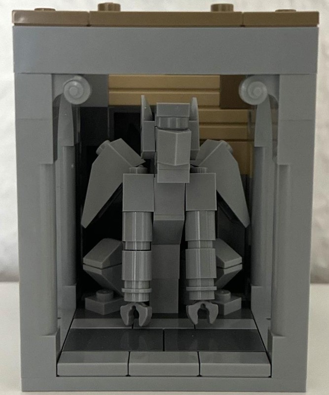 LEGO MOC Gargoyle-Corridor by halfbrickprincess | Rebrickable - Build ...