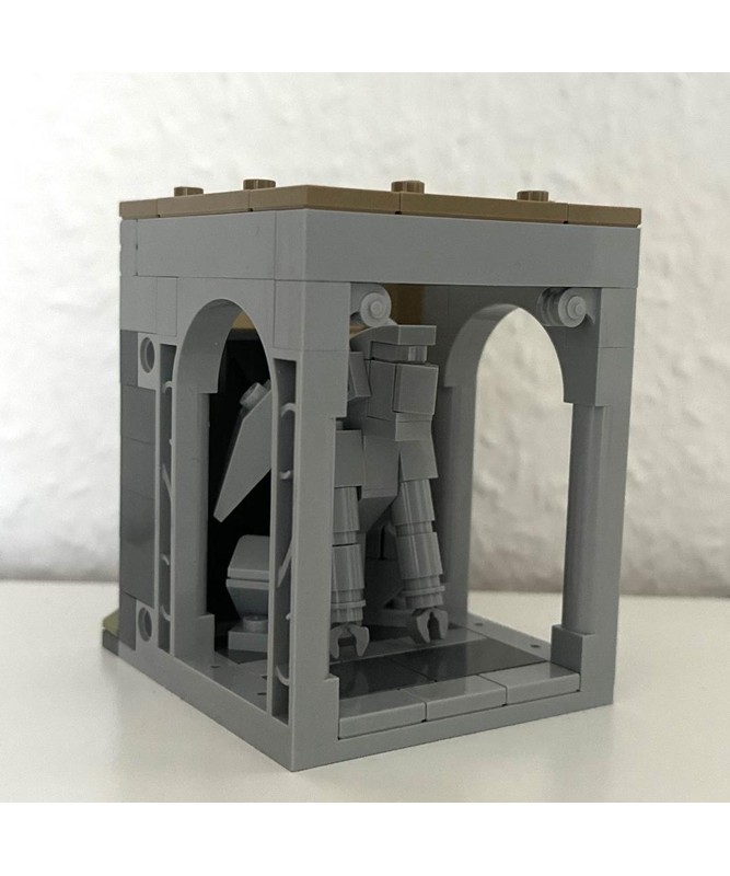 LEGO MOC Gargoyle-Corridor by halfbrickprincess | Rebrickable - Build ...