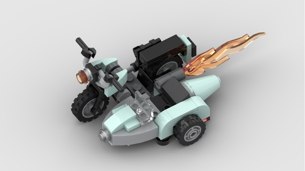 LEGO MOC Hagrid's Motorcycle with Sidecar - 2018 figure compatible by ...