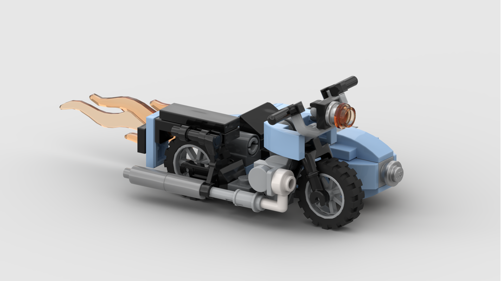 LEGO MOC 1959 Triumph Bonneville 649cc T120 Motorcycle with Sidecar ...