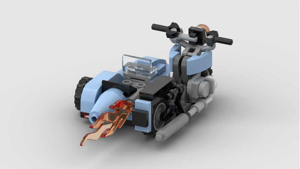 LEGO MOC Hagrid's Motorcycle with Sidecar - 2018 figure compatible by ...
