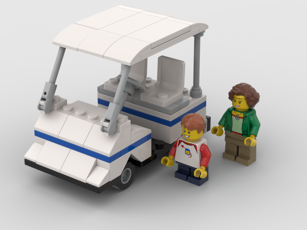 LEGO MOC golf cart by EBbuilds | Rebrickable - Build with LEGO