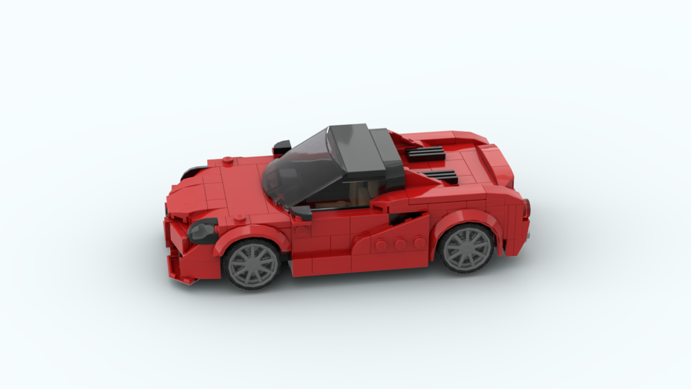 Lego Moc Alfa Romeo 4c Spider With Racetrack By Elumbricks