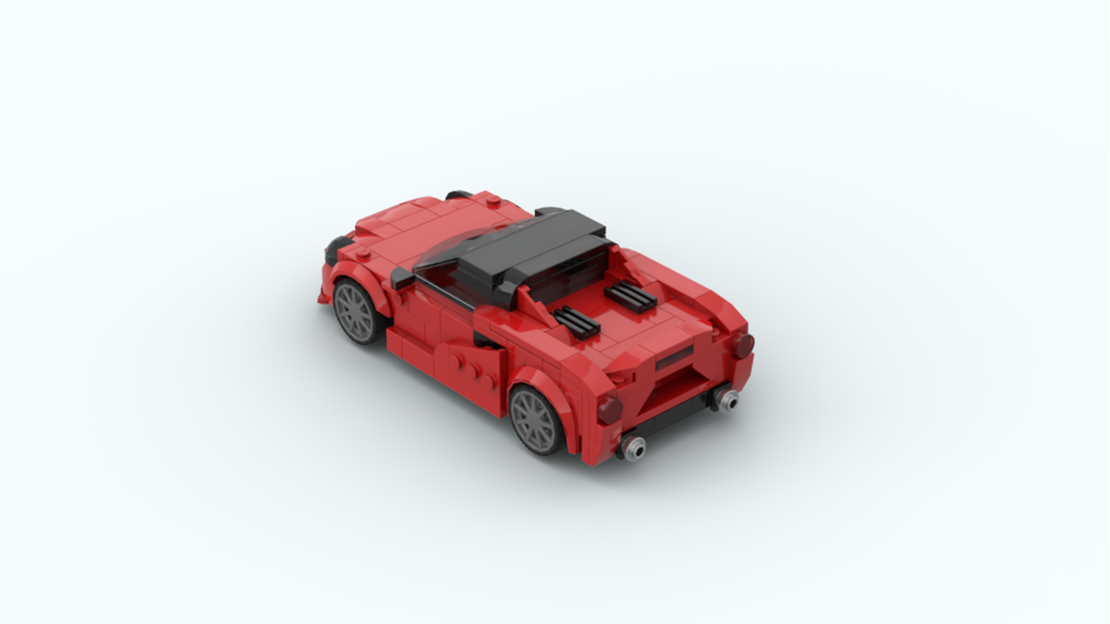 Lego Moc Alfa Romeo 4c Spider With Racetrack By Elumbricks