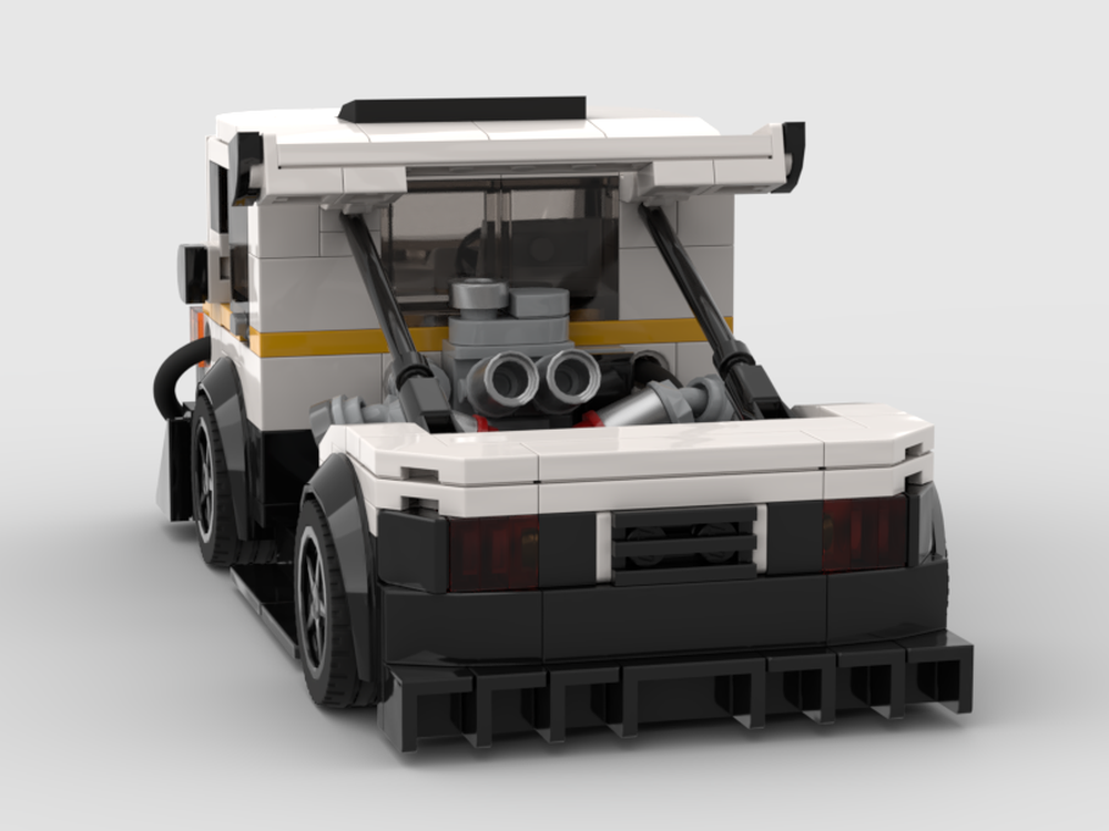 Lego Moc 2001 Daihatsu Delta Drift Truck By Toms8wides Rebrickable