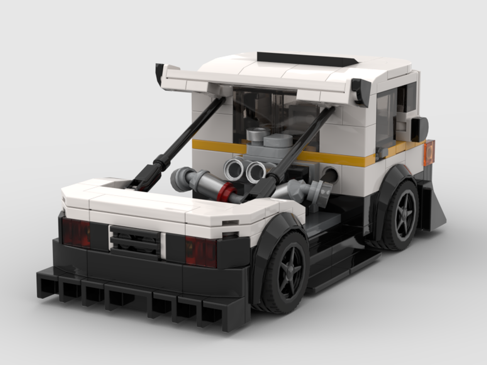 Lego Moc 2001 Daihatsu Delta Drift Truck By Toms8wides Rebrickable