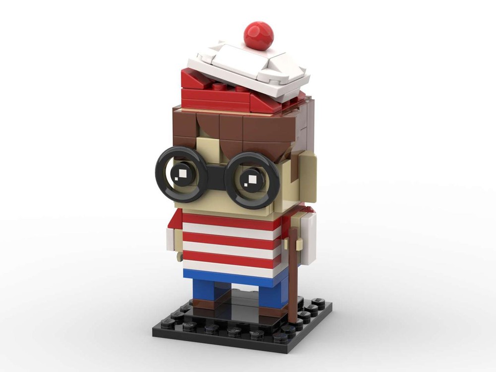 LEGO MOC Where's Waldo ? / Où est Charlie ? BrickHeadz by LP14 ...