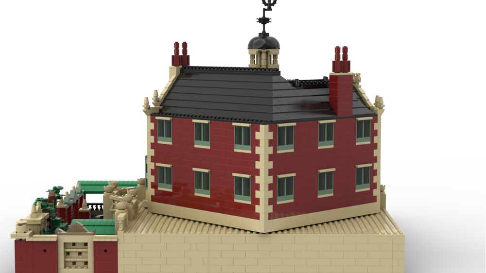 Lego Moc The Haunted Mansion By Andretect Rebrickable Build With Lego