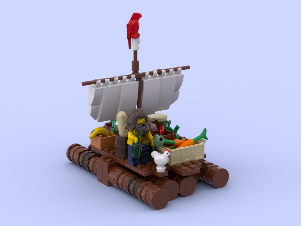 LEGO MOC Escape Raft by BuildMaster | Rebrickable - Build with LEGO