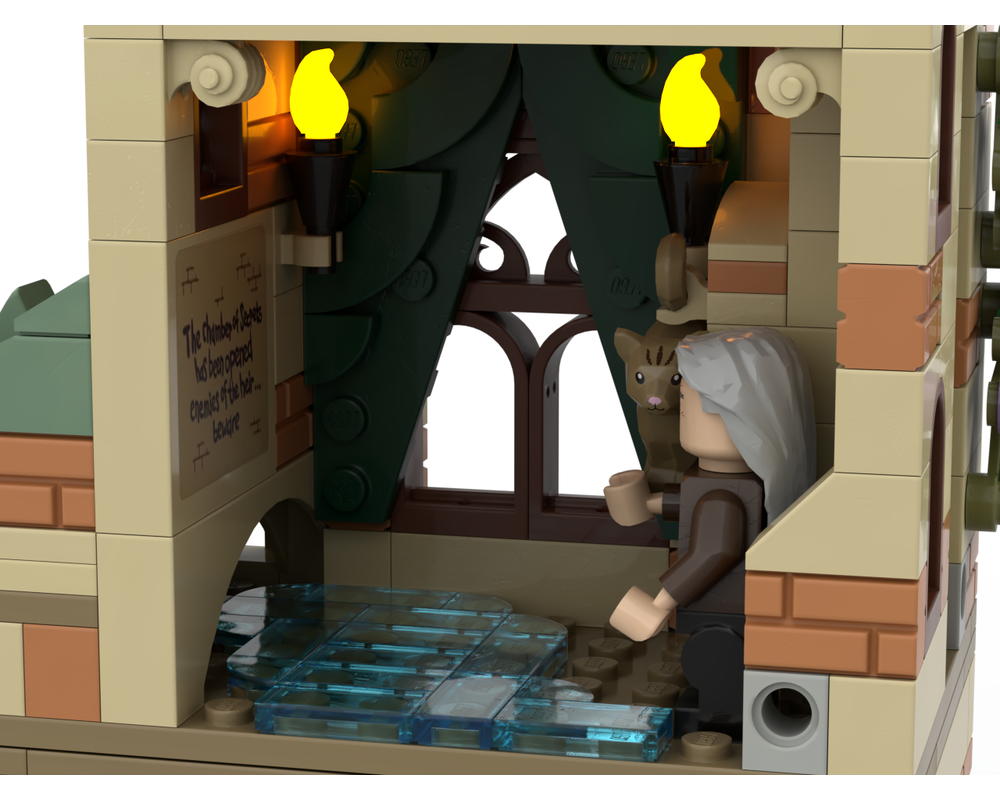Lego Moc Hp Modular Suspension Bridge Tower By Gobsmack Rebrickable
