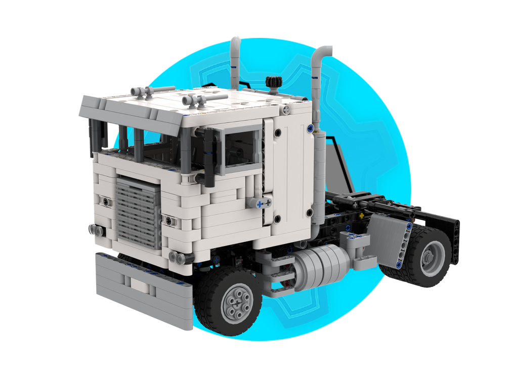 LEGO MOC Freightliner FLB - 4x2 - White by O.L.A_Tech | Rebrickable ...