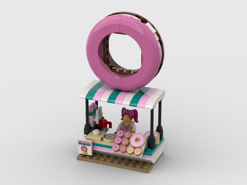 LEGO MOC Donut Stand by gabizon | Rebrickable - Build with LEGO