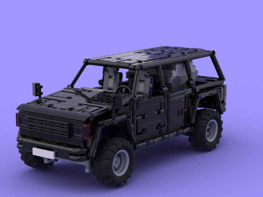 LEGO MOC Nissan Patrol 4x4 by _Electro_ | Rebrickable - Build with LEGO